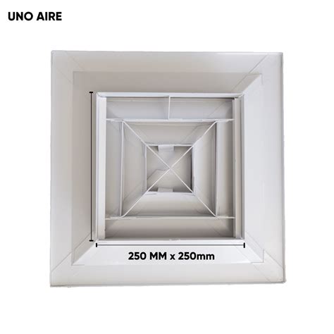 Four Way Diffuser Grille Different Sizes Square Ceiling Diffuser Louver