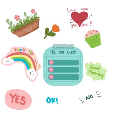 Simple Ticker Journal Cute Stickers Journal Sticker Sticker Png