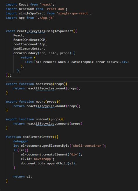 Loadingsourcecode Does Not Export An Unmount Function Or Array Of Functions · Issue 791