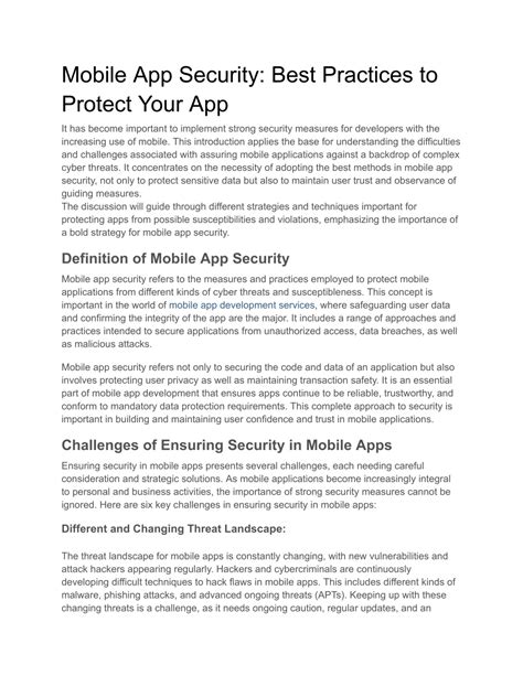 Ppt Mobile App Security Best Practices To Protect Your App