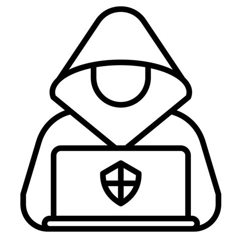 Ethical Hacker Icon Vector Illustration 41731212 Vector Art At Vecteezy