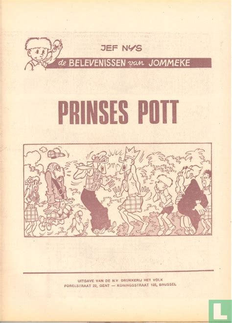 Prinses Pott 75 1976 Jommeke Lastdodo