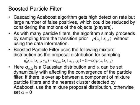 Ppt Boosted Particle Filter Multitarget Detection And Tracking Powerpoint Presentation Id