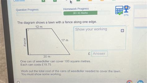 Question Progress Homework Progress StudyX