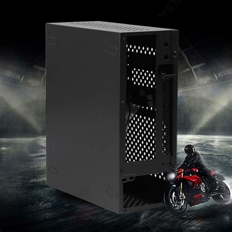 A Mini ITX เดสกทอป HTPC คอมพวเตอรสำหรบ ITX เมนบอรดขนาดเลก U Flex Gaming PC Case Chasis