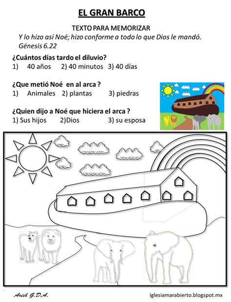 Texto Biblico Del Arca De Noe Pelicula