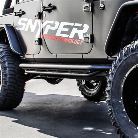Westinsnyper 07 17 Jeep Wrangler Unlimited Triple Tube Rock Rail Steps