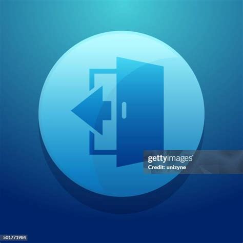 Logout Icon Png Blue