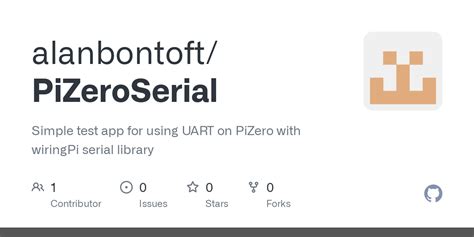 Github Alanbontoftpizeroserial Simple Test App For Using Uart On Pizero With Wiringpi Serial