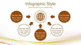 Abstract Wavy Lines Background PowerPoint Template 1 Pptx