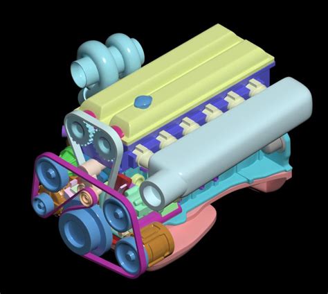 👽 Detailed Jz Engine For 1 64・ Stl File For ・cults