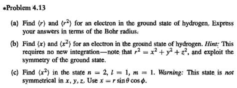 Expectation Values R And X For Electron In H2 Ground State • Physics Forums