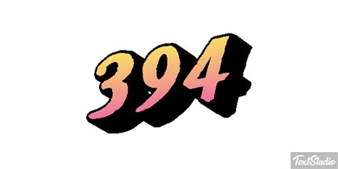 394 Number Animated  Logo Designs