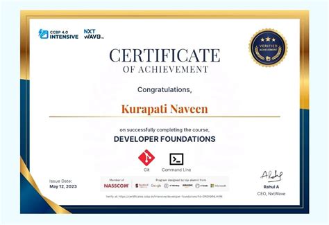 Naveen Kurapati On Linkedin Ccbp Ccbpian Ccbpintensive Ccbpacademy Nxtwave Nxtwaveteam