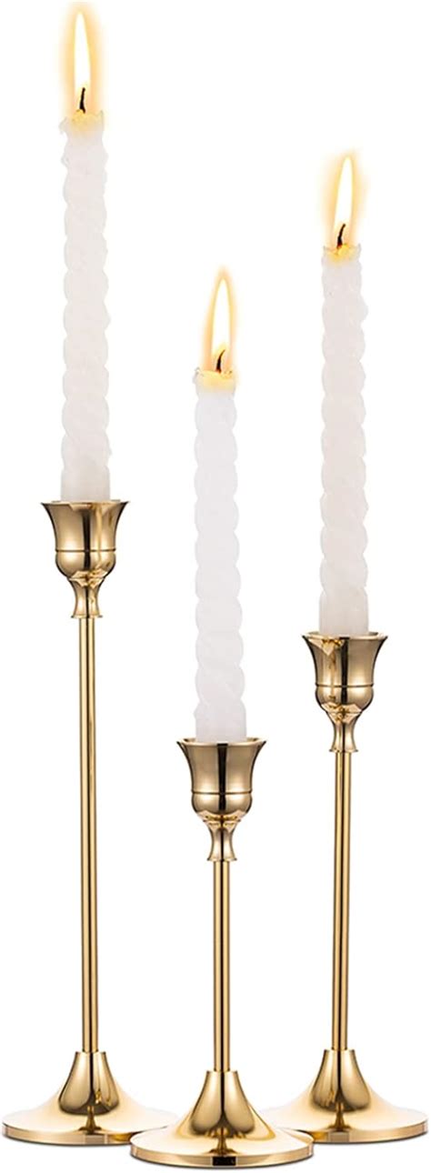 Candlestick Holders Taper Candle Holders Set Of 3 Candle