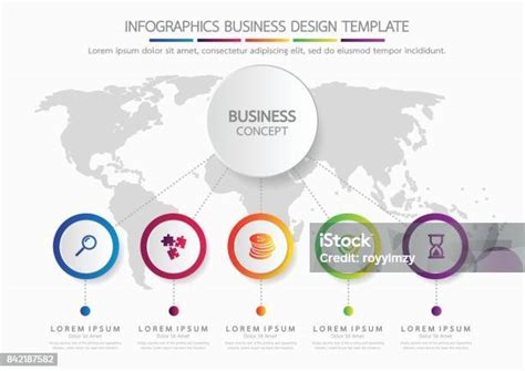 벡터 Infographic 템플릿 비즈니스 개념 옵션입니다 콘텐츠 순서도 다이어그램 단계 인포 그래픽 차트 워크플로 레이아웃 그림에 대 한 레이블 원 0명에 대한 스톡 벡터