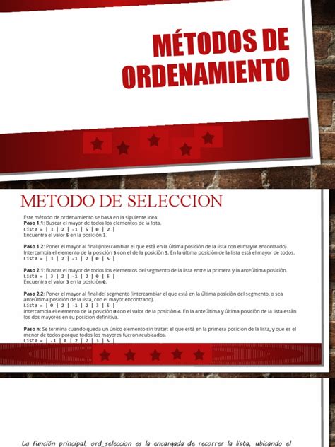 Metodos De Ordenamiento Descargar Gratis Pdf Algoritmos Matemáticas Aplicadas
