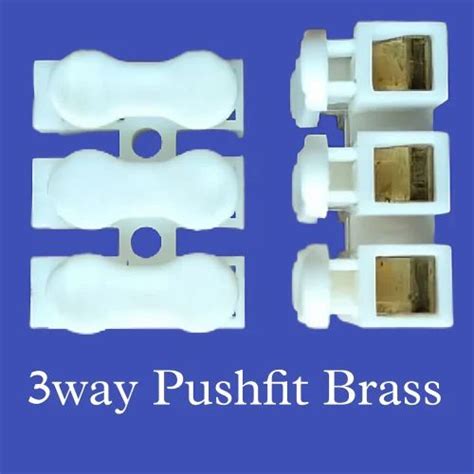 Connector 3 Way Push Fit Brass At ₹ 5piece Dahisar West Mumbai