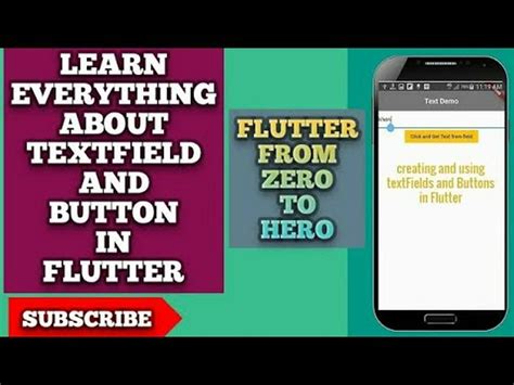 Flutter Tutorial Flutter Textfield And Button Text Field And Button