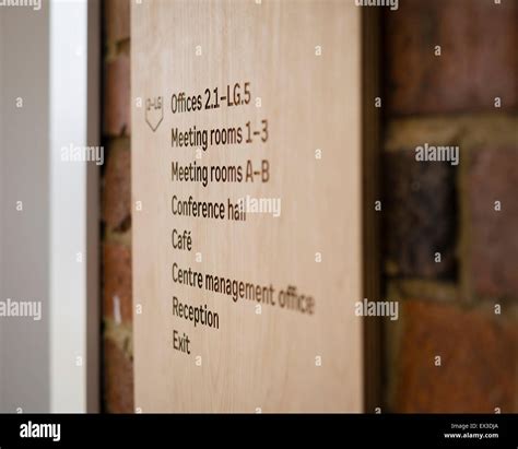 Detail Of Wayfinding The Foundry Social Justice Centre London United Kingdom Architect
