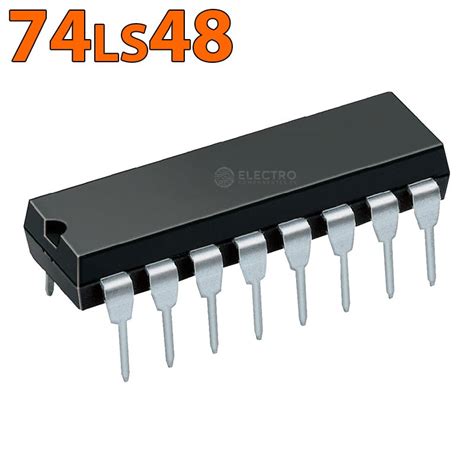 74ls48 Decodificador Controlador Bcd Ttl Display 7 Segmentos 7448