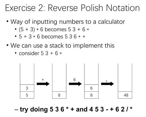 Solved Exercise 2 Reverse Polish Notation Way Of Inputting