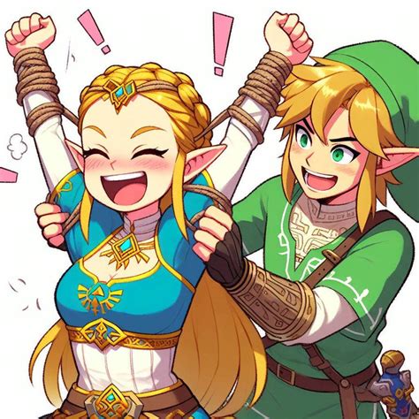 Link Tickles Zelda By Goldengun1993 On Deviantart