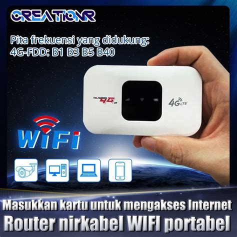 Jual Router G Lte Wifi Nirkabel Portabel M Mah Modem Mini Hotspot Luar Ruangan Saku Mifi