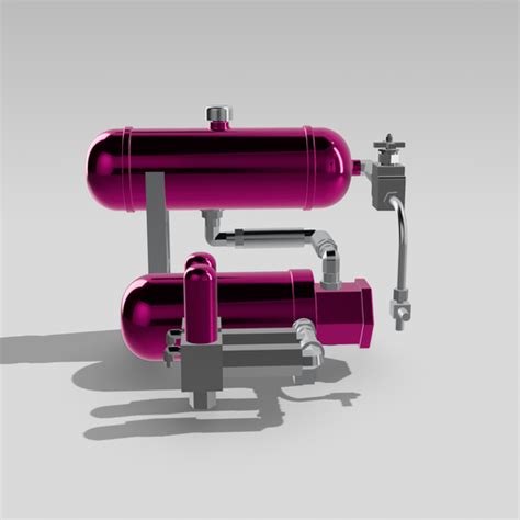 💣 Lowrider Pesco Hydraulic Pump Assembly 4 Pumps 4 Tanks Bomb・ Stl File
