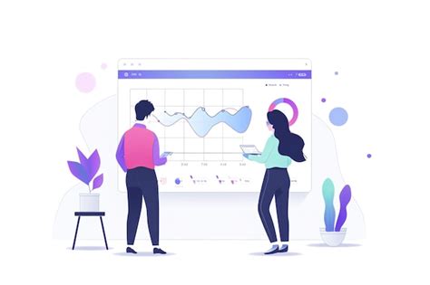 Premium Photo Data Analytics Consept Business Analysis Tiny People