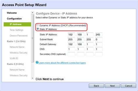 Setup Wizard Configuration On The Wap131 Access Point Cisco