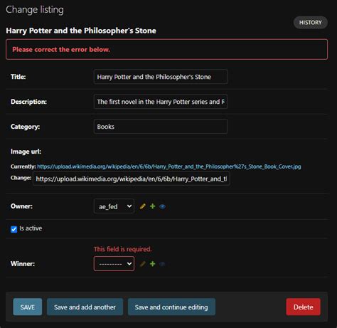 How To Assign An Empty Value To An Object Attribute In Django Admin