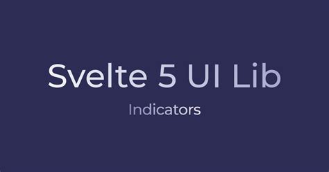 Svelte 5 Ui Lib