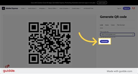 How To Create A Qr Code With Adobe Express Guidde Gallery
