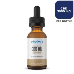 Cbdmd Cbd Oil Tincture Broad Spectrum Thc Free Natural Flavor 1oz