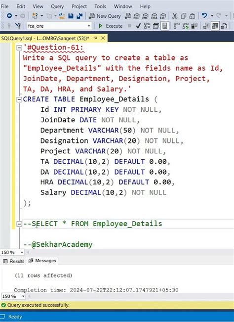 sql interview question sql query interview learning coding