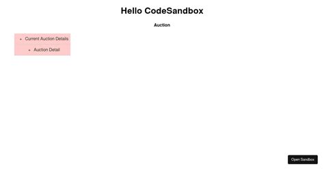 react simple tree menu practice codesandbox