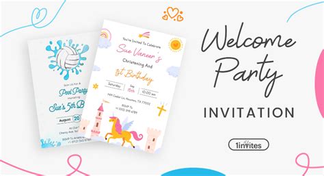 Welcome Party Invitation Templates 10 Design Ideas And Trends