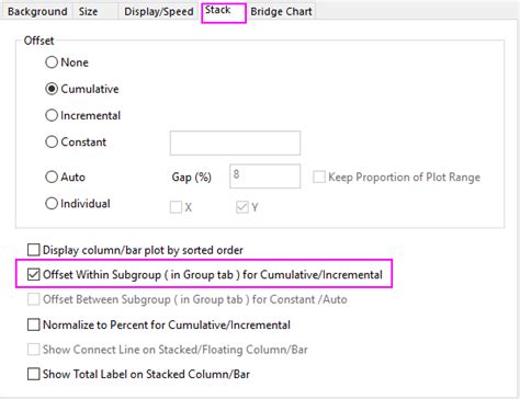 Help Online Tutorials Grouped Stacked Column
