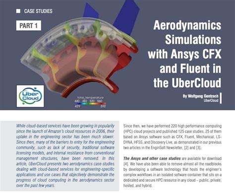 Aerodynamics Simulations Ansys Cfx Fluent Thomas Francis