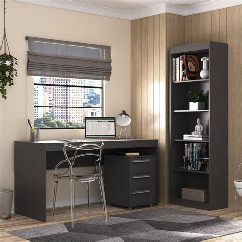 Escrivaninha Gaveteiro Livreiro Marro Casas Bahia