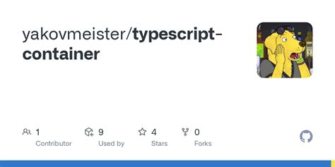 Github Yakovmeistertypescript Container