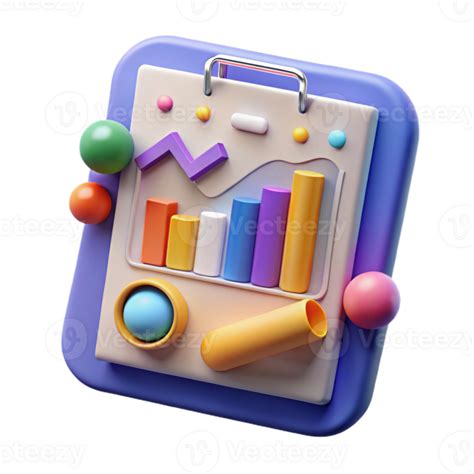 Dramatic Rustic Market Analysis Report Graph Cutout For Business
