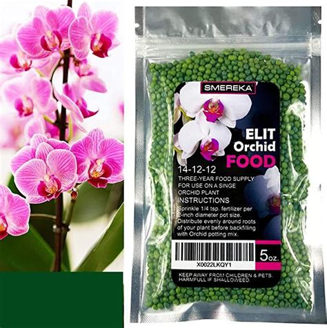 Orchid Food Fertilizer Slow Release 6 Month Fertilizer 5oz Bag