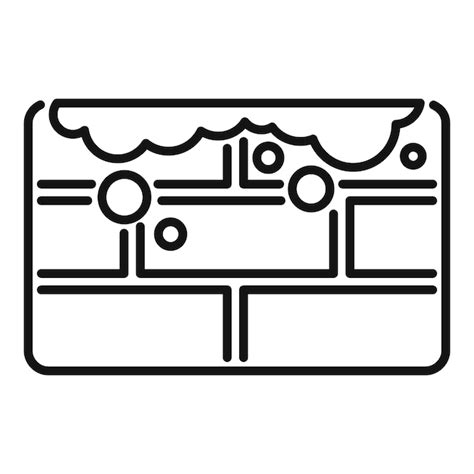 Premium Vector Circuit Board Line Art Illustration