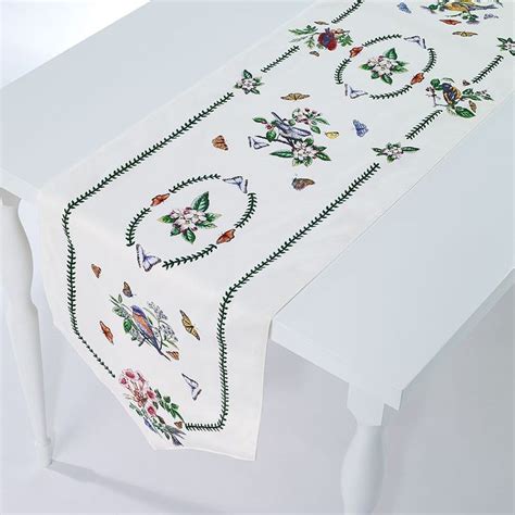 Portmeirion Botanic Garden Bird Table Runner Floral Table Runner
