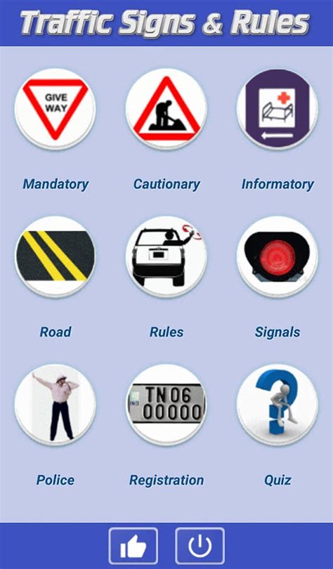 Traffic Signs And Rules Apk สำหรับ Android ดาวน์โหลด