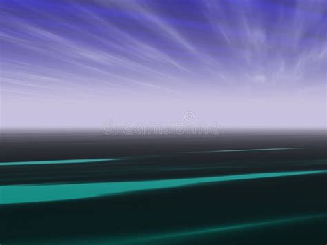 Perspective Landscape Background Stock Illustration Illustration Of