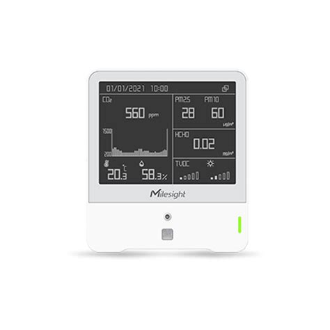 Milesight Am307 Capteur De Qualité De Lair Lorawan 7 En 1