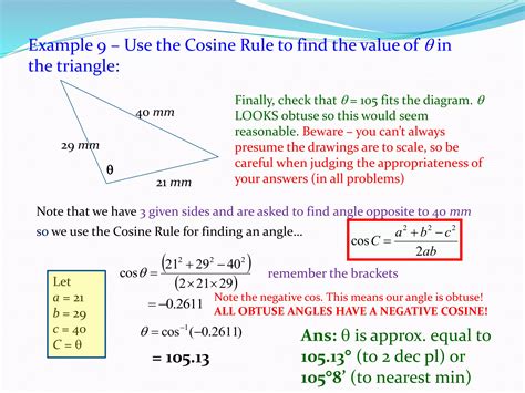 Sine And Cosine Rule Pptx